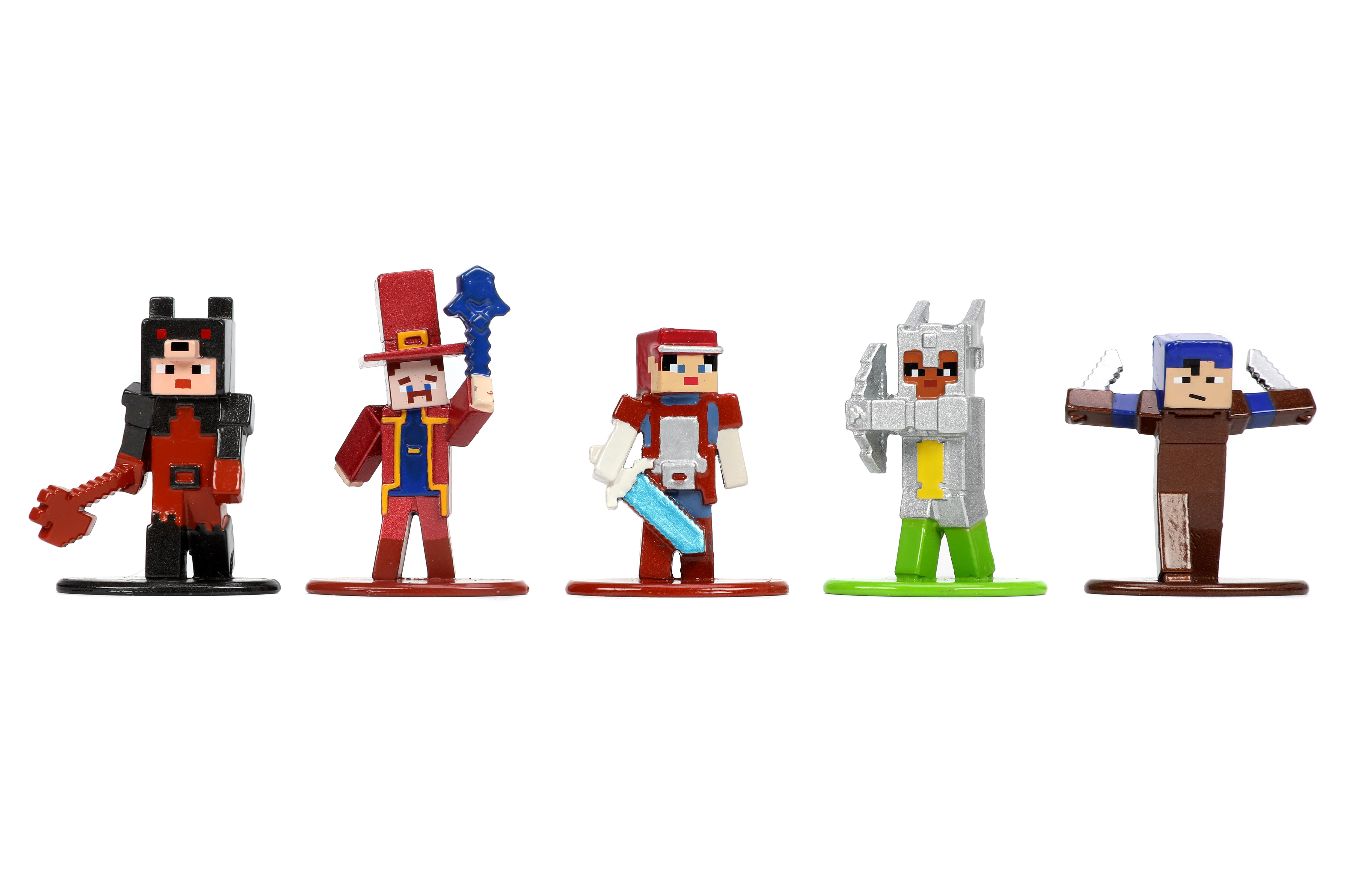 Minecraft Dungeons 1.65′ 18-Pack Die-Cast Collectible Figures