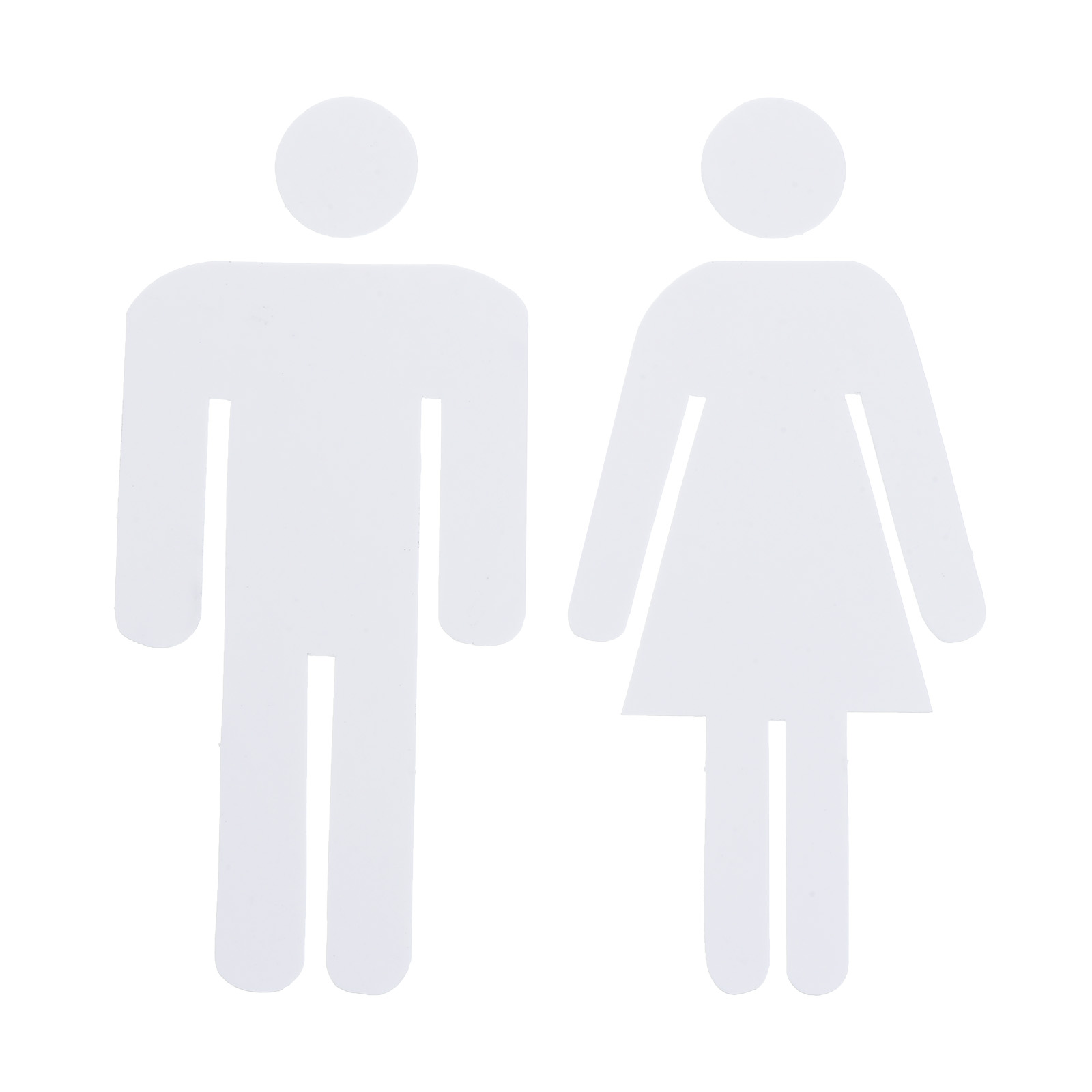 Uxcell Bathroom Sign, Acrylic Restroom Men's and Women's Toilet Sign ...