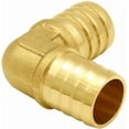 2 Pack 5/8 Inch Hose Barb 90 Degree L Right Angle Elbow Union Brass ...