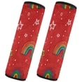 2 Car Seat Belt Covers S Size 6.5*6.5 Inches Car Seat Belt Shoulder Pad ...