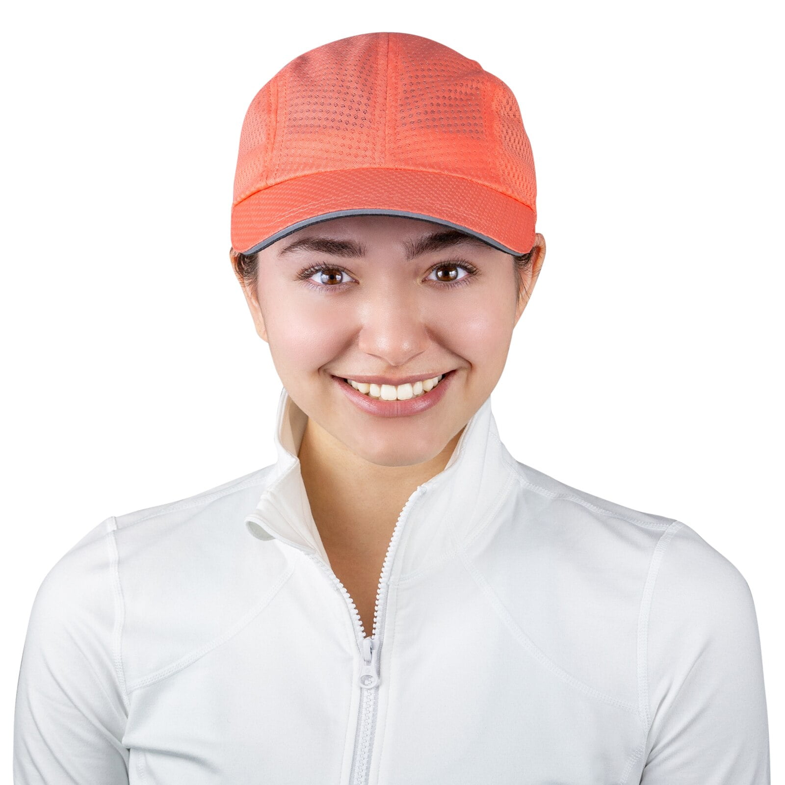 Race Day Womens Running Hat - coral - Walmart.com