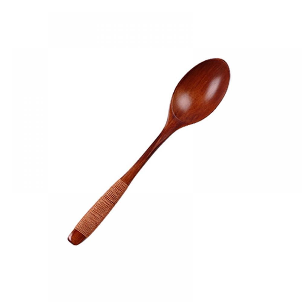Wooden Wavy Handle Tangled Wire Spoon Fork Wooden Spoon Wooden Fork ...