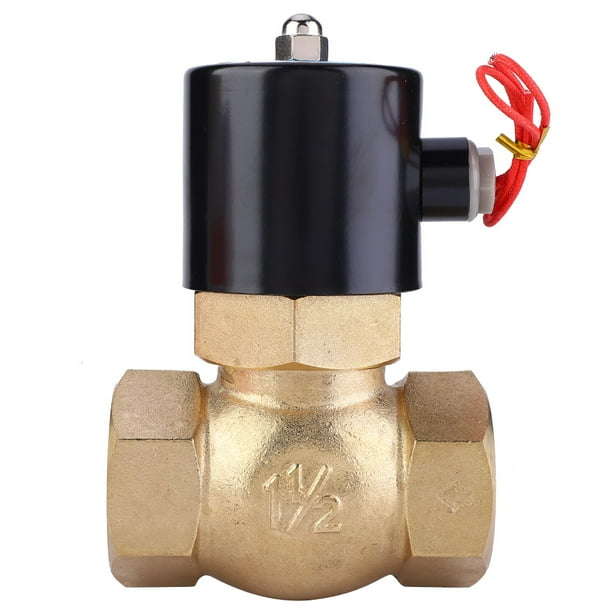 Válvula solenoide de dos vías, válvula solenoide de latón de dos vías ...