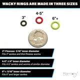 Wacky Rings 100pk O-Rings for Wacky Rigging Senkos/Worms/Soft ...