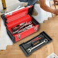 JACK BOSS Metal Tool Box Steel 16" Inch Tool Organizer Box Durable ...