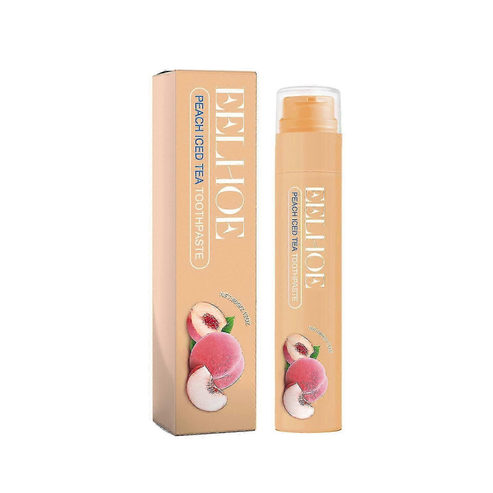 EELHOE Fruit toothpaste series -8147421994197 Peach flavor shaofei ...