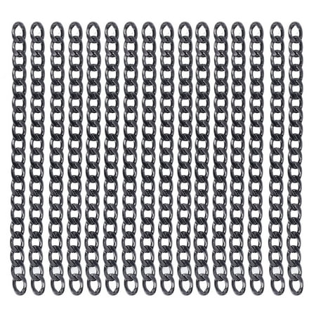 Curb Chain, Metal Curb Chain Compact Portable DIY Making 10 Meters ...