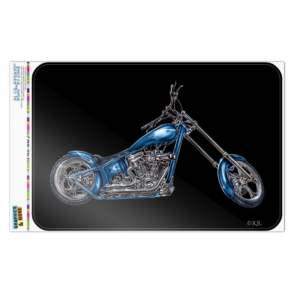 Chopper Motorcycle Blue Eagle Bike Home Business Office Sign - Walmart.com