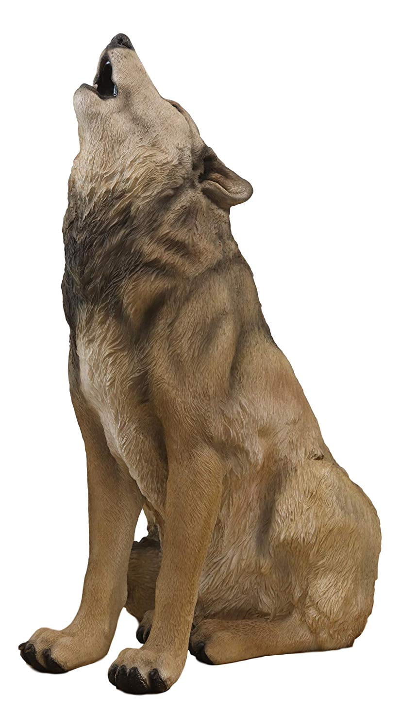 Wolf Sitting And Howling