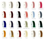 HBC Crafts Floral Colored 2" Velvet Ribbon in Burnt Orange - 5 Yards ...