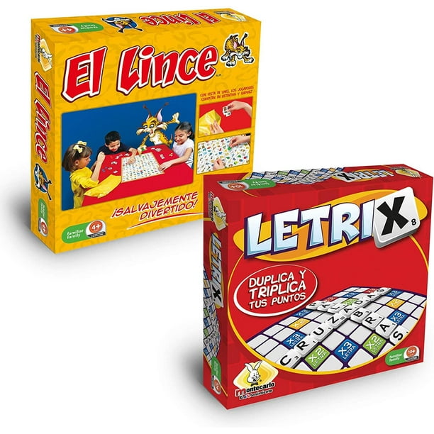 Paquete de Juegos de Mesa Letrix y El Lince Montecarlo Paquete: Letrix ...
