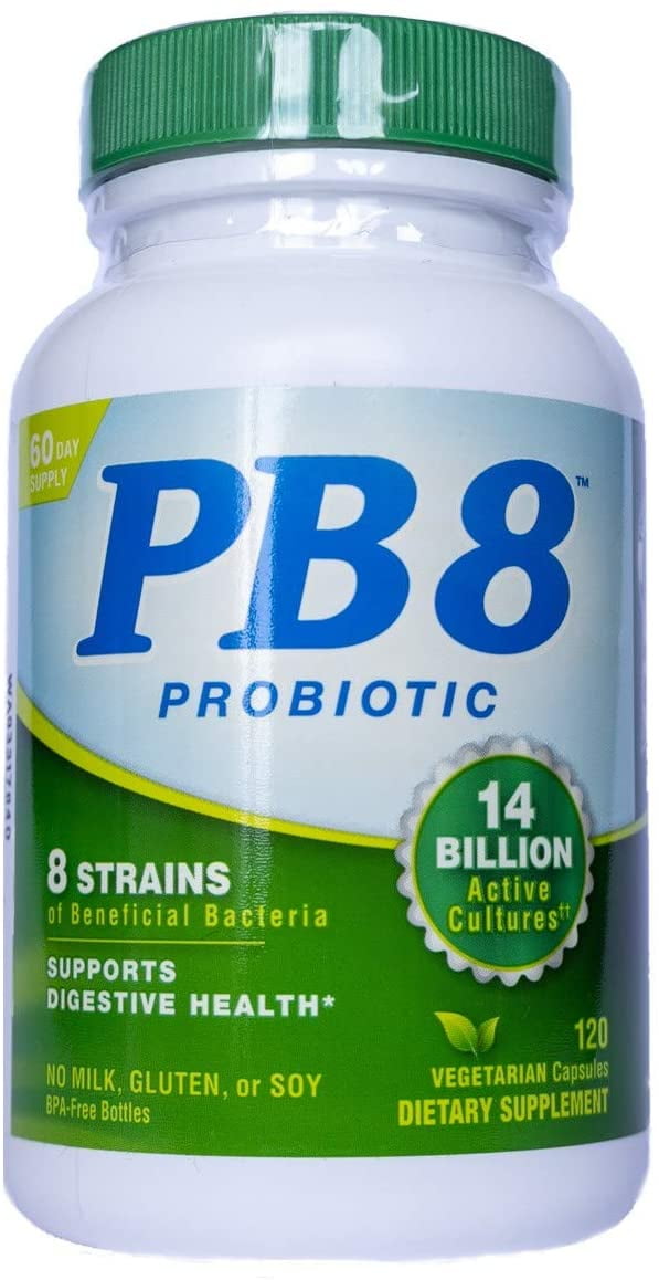 PB 8 8 Strains Probiotic, 120 CT - Walmart.com