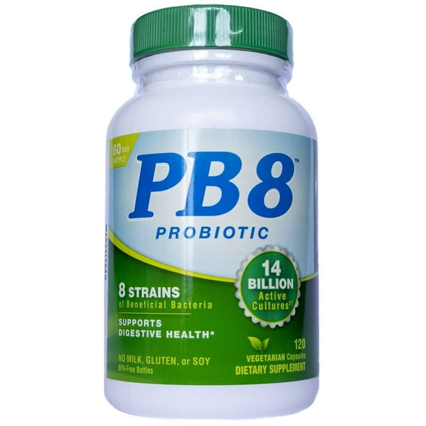 PB 8 8 Strains Probiotic, 120 CT - Walmart.com