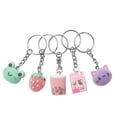 Claire's Best Friend Forever Fuzzy Boba Themed Keychain Set, 5-Pack ...