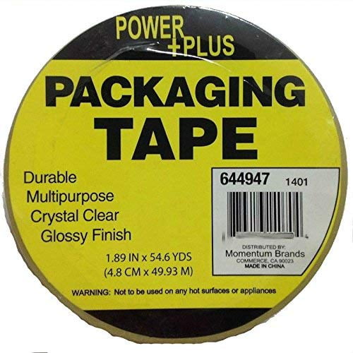 Power Plus Clear Packing Tape for Packaging Carton Box Shipping Tape ...