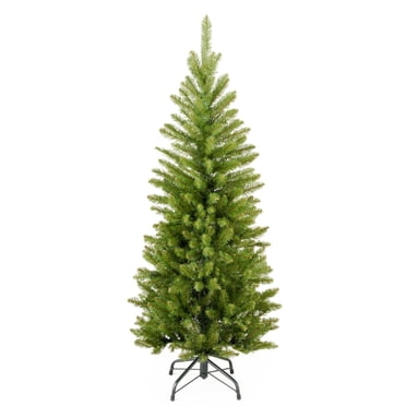 3' Pre-Lit Sparkling Sky Blue Pencil Artificial Christmas Tree - Blue ...