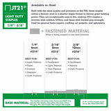 Arrow JT27 Light-Duty Manual Staple Gun with Bottom Load Pinch Release ...