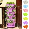 Shenmeida Flower Pot Non-slip Stackable Strawberry, Herb, Flower, and ...