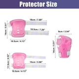 Motoforti 6pcs Bicycle Safety Protection Set: Pink Wrist Support Guard ...