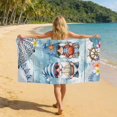 Beach Towel Bag 2 in 1 Nautical Gnomes Bath Pool Towels Backpack Ocean ...