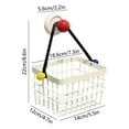 AuroraX Suction Cup Bathroom Basket Wall Mounted Hanging Rack ...