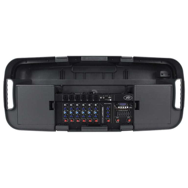 Peavey ESCORT 3000 Portable PA Powered Speaker System+Mixer+ Peavey ESCORT 3000 Portable PA Powered Speaker System+Mixer+
