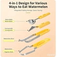 4-in-1 Stainless Steel Fruit Cutter, Upgrade Fruit Cutter Shapes ...