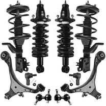 Detroit Axle - Front Rear Struts Upper Control Arms Suspension Kit ...