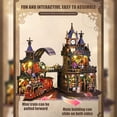 3D Wooden Puzzle Rail-Track Secluded City Model Kit, DIY Steam Train ...