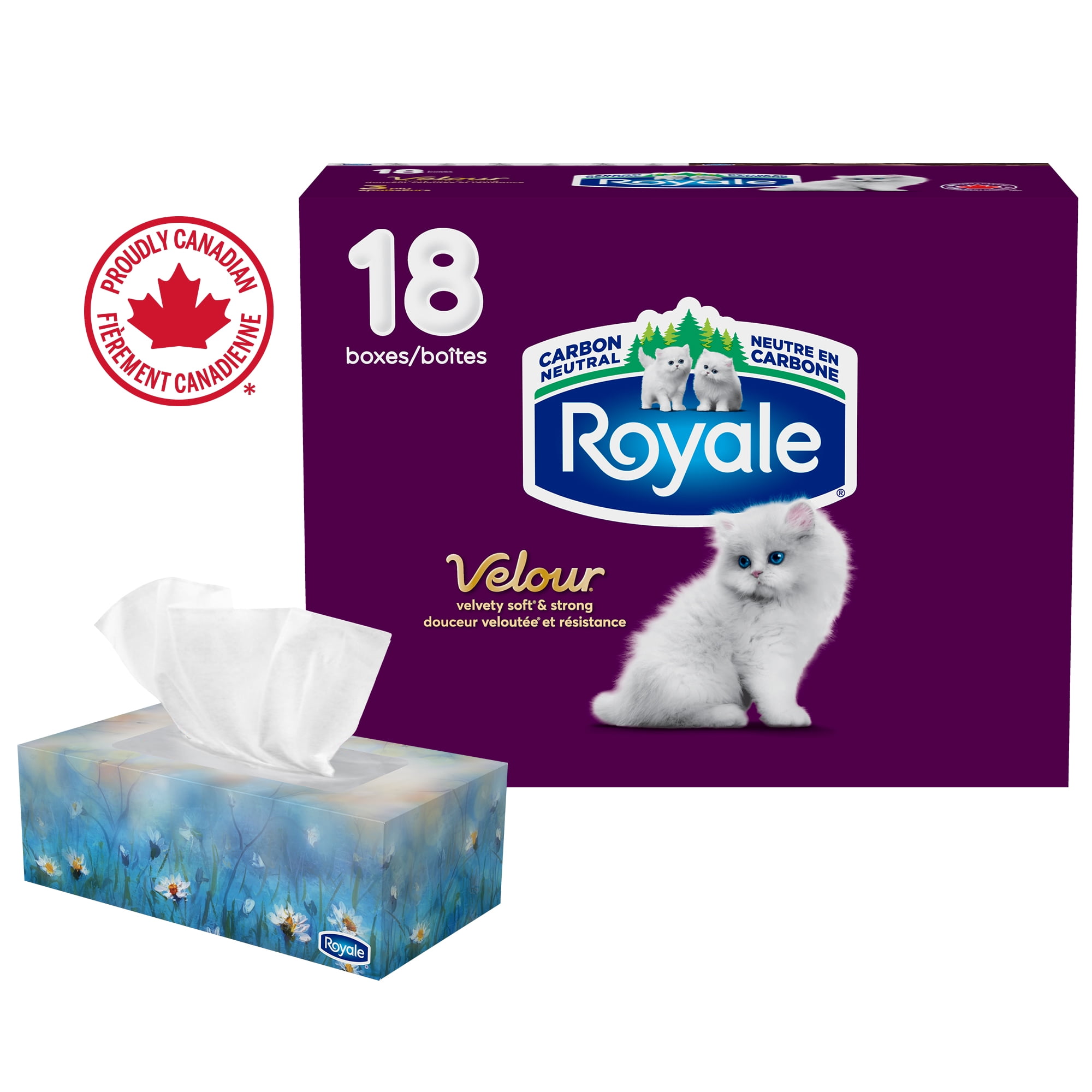 Click here for Royale Velour  3 Ply Facial Tissue  18 Flat Boxes... prices