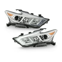 AKKON - Fits 2016-2018 Maxima S SL SV Sedan LED DRL Running Turn Signal ...