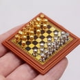 1/12 Scale Tiny Chess Set For Model Enthusiasts Metal Construction ...