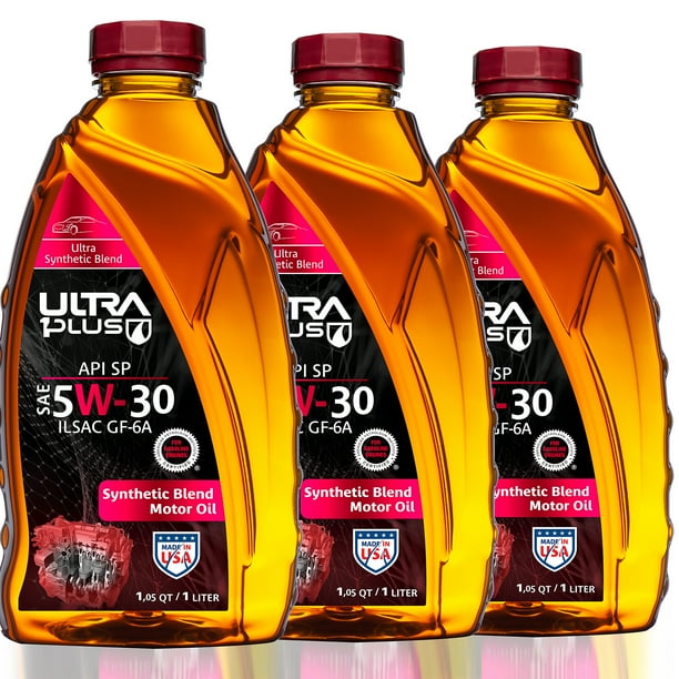 Ultra1Plus™ SAE 5W-30 Synthetic Blend Motor Oil, API SP ILSAC GF-6A ...