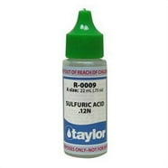 Taylor R0009 Swimming Pool Spa Water Test Kit H2SO4 2 Ounce Refill ...