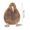 Kiwi Bird Plush Toy - Realistic Brown Kiwi Bird Stuffed Animal, Soft Fluffy Like Real Bird ...