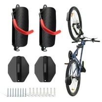 Swivel Mount Bike Storage Rack | 2 Bike Garage Wall Hooks - Walmart.com