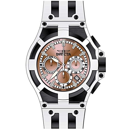 Invicta Men's 22376 Akula Rose Gold Dial Steel and Silicone Strap ...