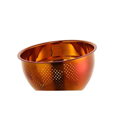 Gibson Home Rose Hue 5 Quart Stainless Steel Colander in Gold - Walmart.com