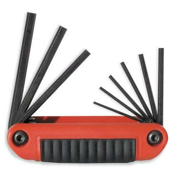 Folding Hex Key Set,9 Pieces 25911 - Walmart.com - Walmart.com
