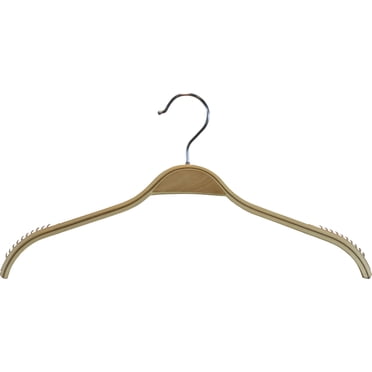 INTERNATIONAL HANGER 1 inch Thick Black Plastic Display Hanger with ...