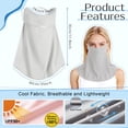 Bocaoying 4 Pack Summer Neck Gaiter Face Mask, UPF 50+ Cooling ...