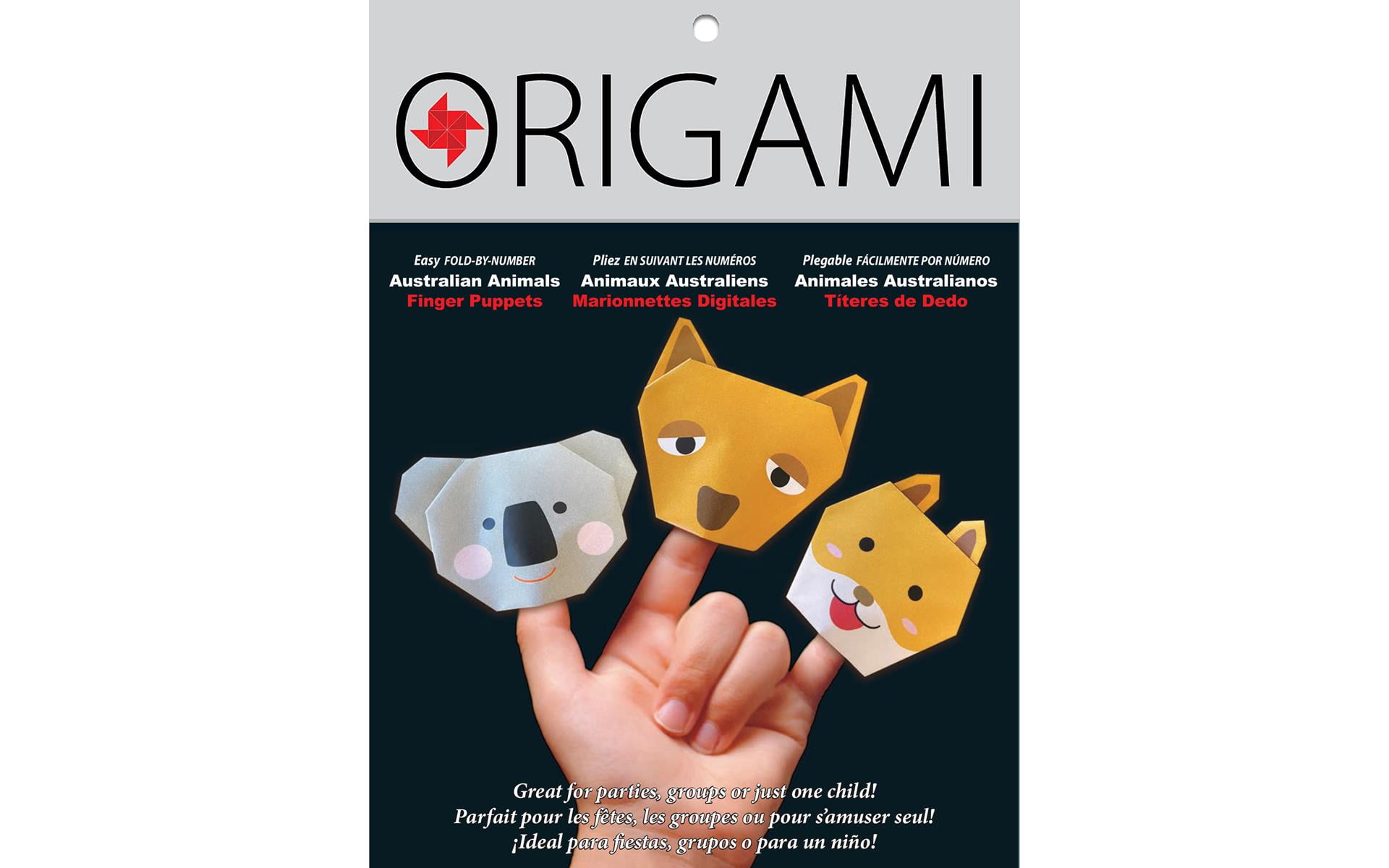FBN Origami Paper Finger Puppets Kit 3/Pkg-Australian Animals - Walmart.com