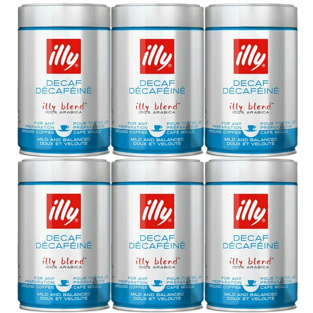 illy Classico Decaf Classico Medium Roast Ground Coffee, 8.8 Oz ...