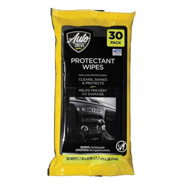 Auto Drive Car Protectant Wipes (30 Count) - Walmart.com