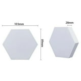 Hinzonek 8pcs Hexagon Lights with Remote, Smart DIY Hexagon Wall Lights ...