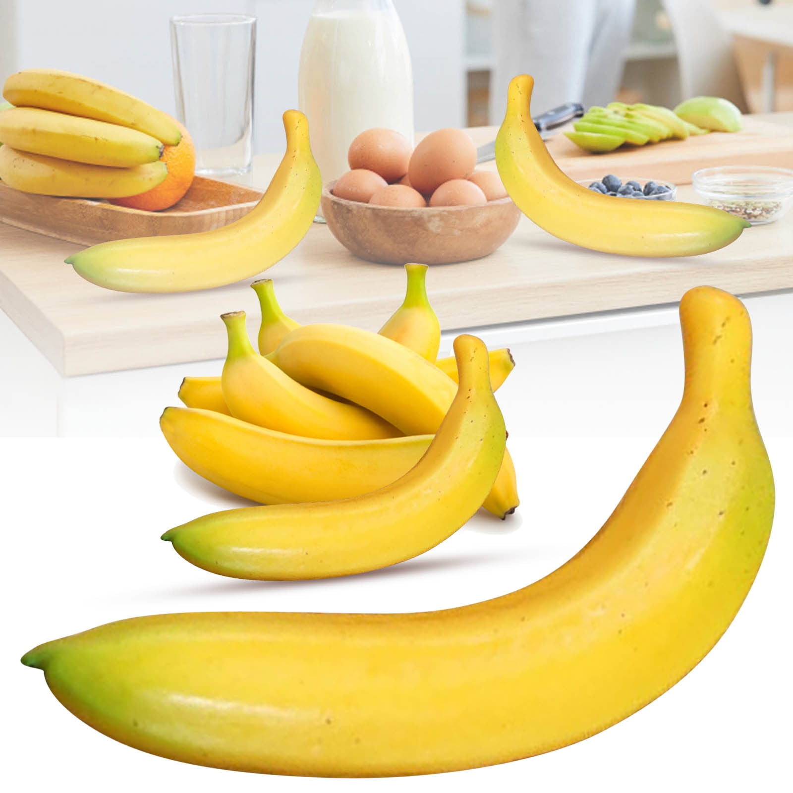 Click here for Wifklsiipg Bananas Bunch Lifelike Banana Cluster D... prices
