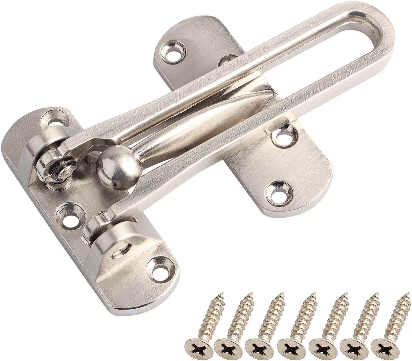 Door Reinforcement Lock Latch Swing Bar Lock for Home Security Front ...