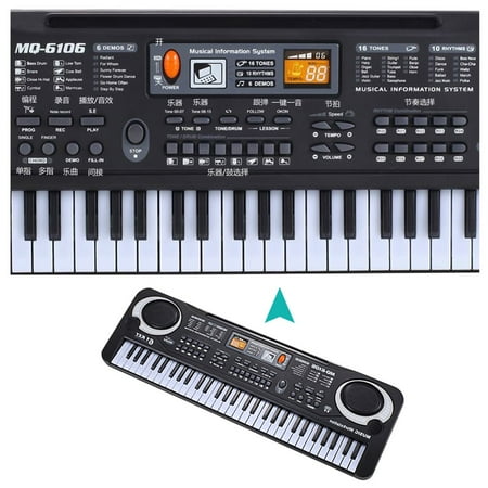 61 Keys Electronic Piano Keyboard With Microphone Children Musical ...