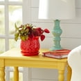 The Pioneer Woman Embossed Timeless Geo Red Planter, 6 in, Stoneware ...