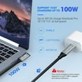 JUJHGRF-6ft 100W USB C to USB C Cable Male to Female 4K Video Output ...